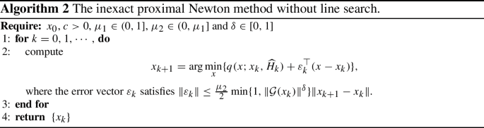 An Inexact Proximal Newton Method for Nonconvex Composite Minimization | Journal of Scientific ...