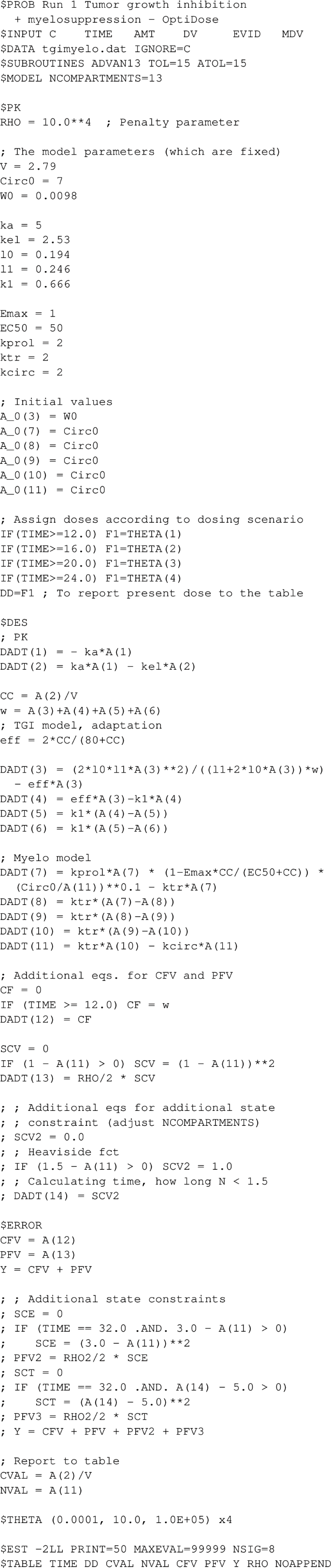 Computing optimal drug dosing regarding efficacy and safety: the ...