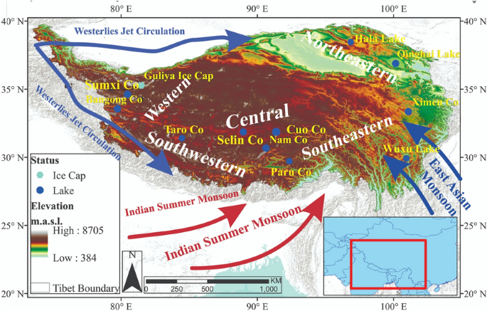Paleoclimate changes and the impacts of atmospheric circulation on the ...
