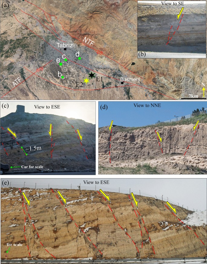 The 23 and 24 January 2022 Tabriz (Northwestern Iran) small earthquakes ...