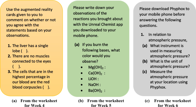 The Impact of a Mobile Phone and Mobile Application-Supported Science ...