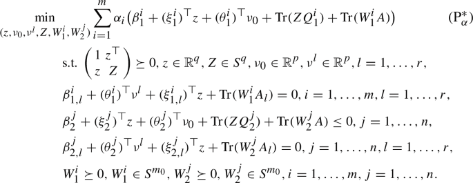 Solving Two-stage Quadratic Multiobjective Problems via Optimality and Relaxations | Journal of ...