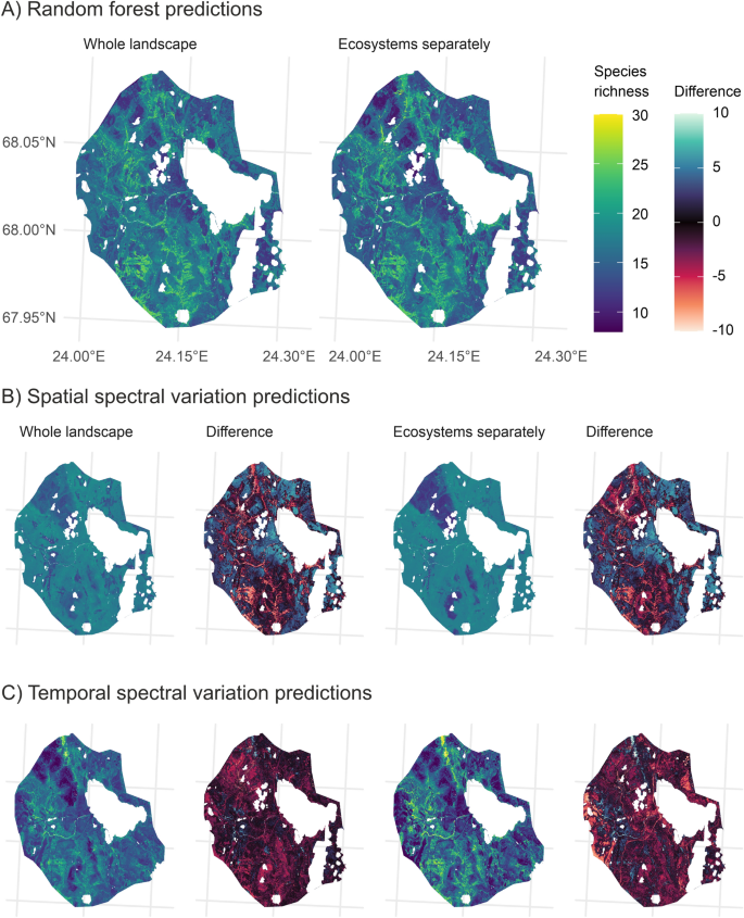 Mapping plant diversity in a northern boreal landscape using remotely ...