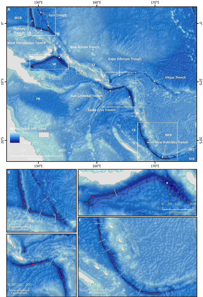 Hadal zones of the Southwest Pacific and east Indian oceans | Marine ...