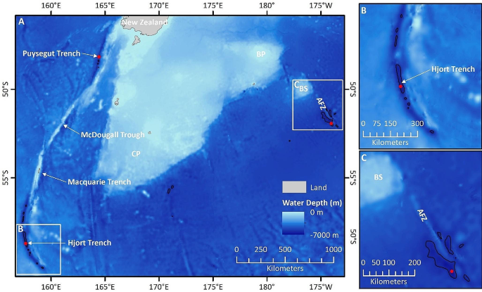 Hadal zones of the Southwest Pacific and east Indian oceans | Marine ...