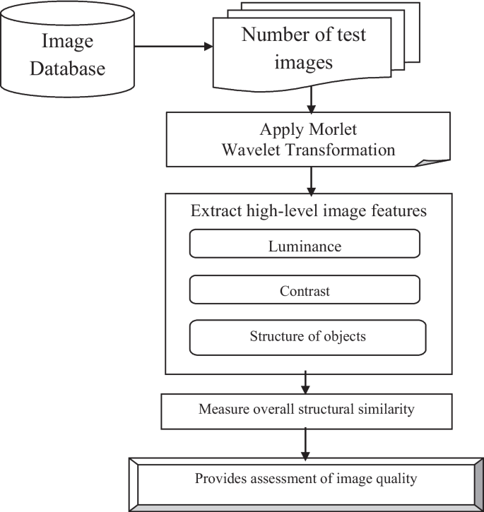 Morlet wavelet transformation based deep similarity structured neural learning for image quality ...