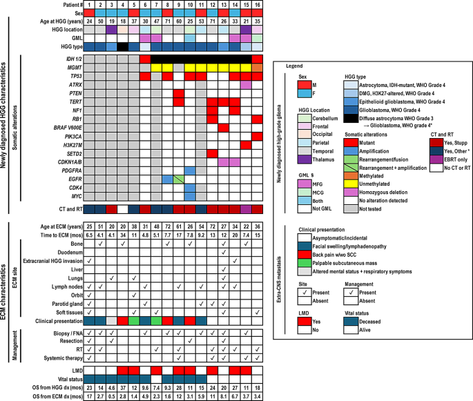 Extra-central nervous system metastasis from high-grade glioma: a ...
