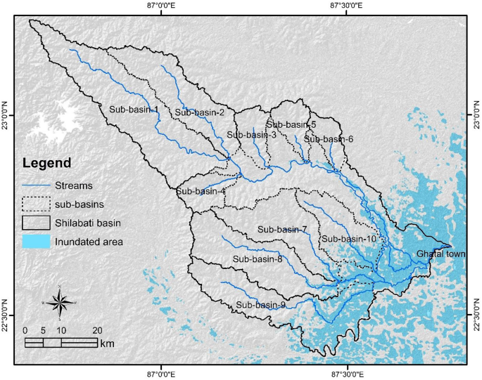 Event-based flood estimation in un-gauged sub-basins: a comparative ...