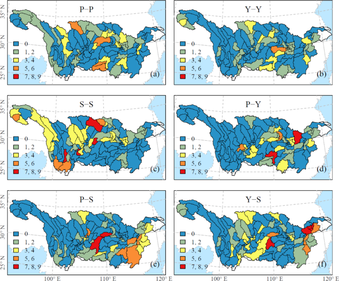 Complex networks reveal teleconnections across cascading floods in the ...