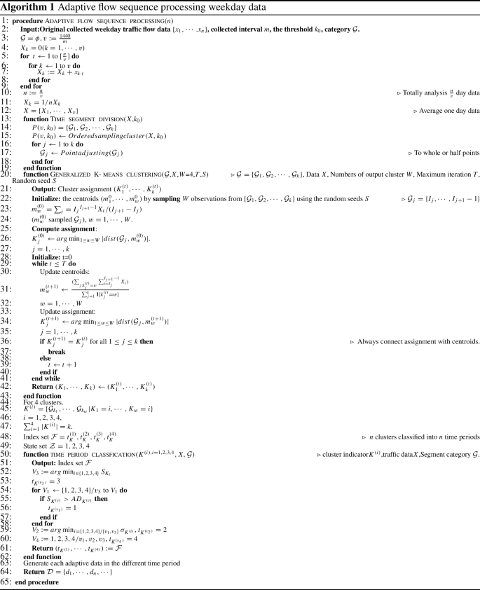 Adaptive data processing framework for efficient short-term traffic flow prediction | Nonlinear ...