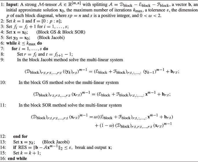 Block iterative methods for solving multi-linear systems | Numerical Algorithms