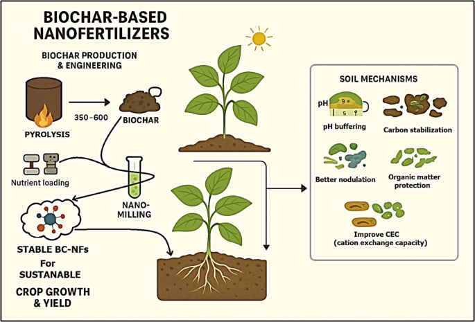 Biochar based nano-fertilizers: a sustainable strategy for enhancing ...