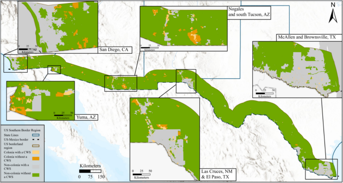 Intersectionality of water insecurity on the US-Mexico border: A novel ...
