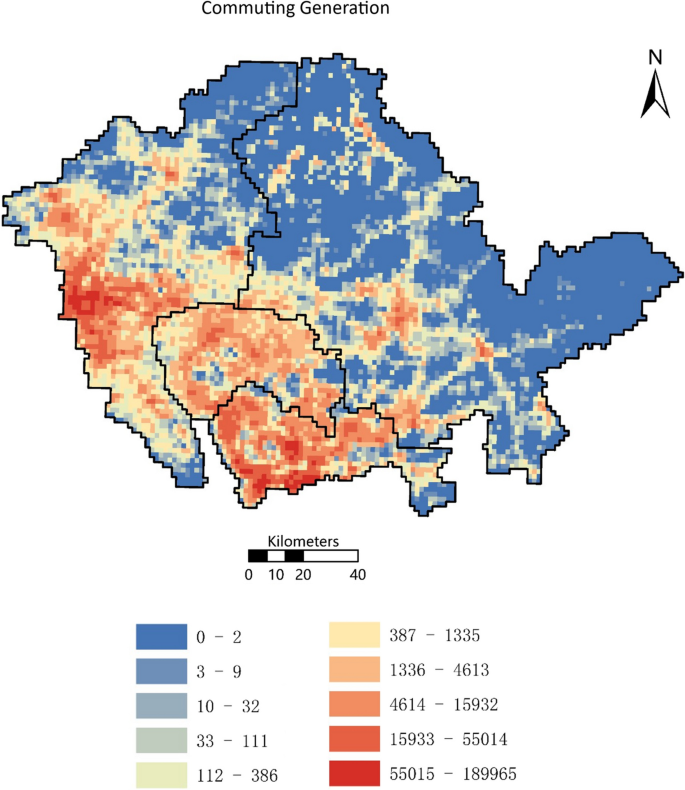 Forecasting the commuting generation using metropolis-informed GCN and ...