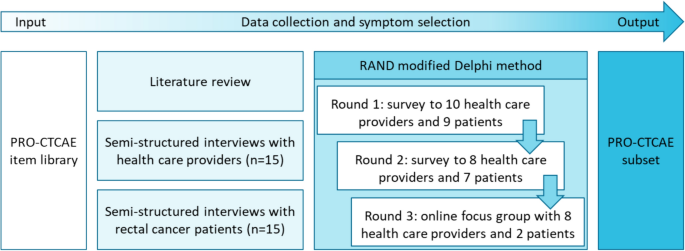 Using a modified Delphi procedure to select a PRO-CTCAE-based subset ...