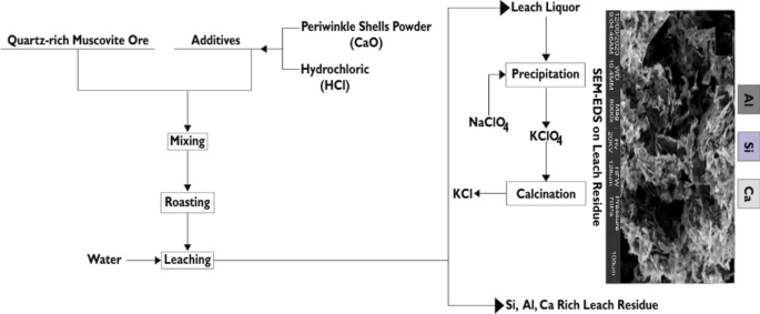 Preparation and characterization of potassium chloride from the roast ...