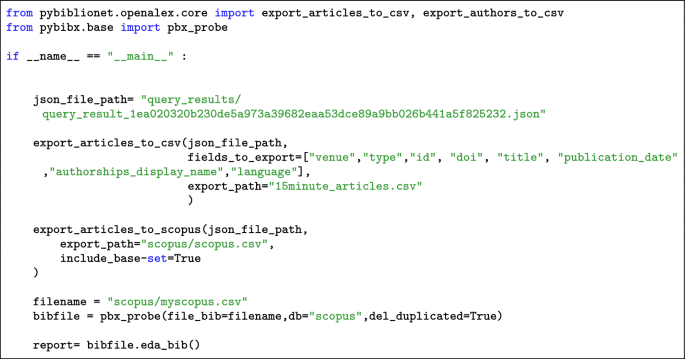 pyBiblioNet: a Python library for a comprehensive network-based bibliometric analysis ...