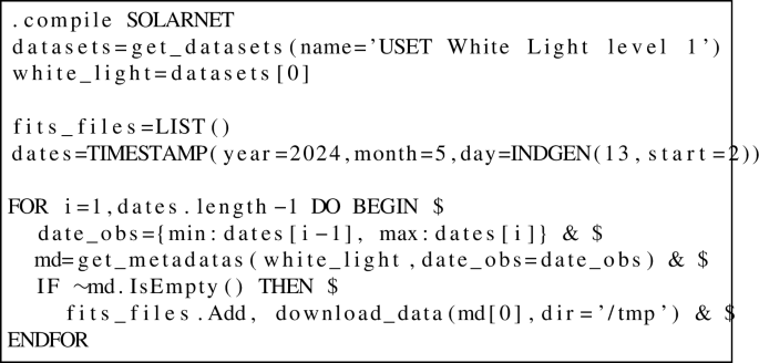 The SOLARNET Virtual Observatory: An Effective Way to Search Solar Datasets and Cross-Search ...