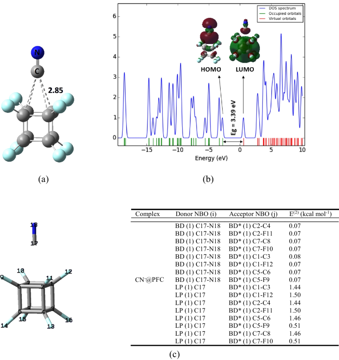 DFT exploration of anion accepting performance of perfluorocubane ...