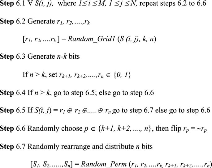 Exploring recent advances in random grid visual cryptography algorithms | The Journal of ...