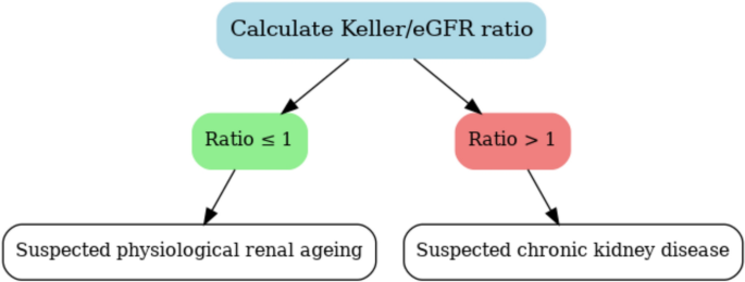 Keller/eGFR ratio as a simple and useful tool to make a first ...
