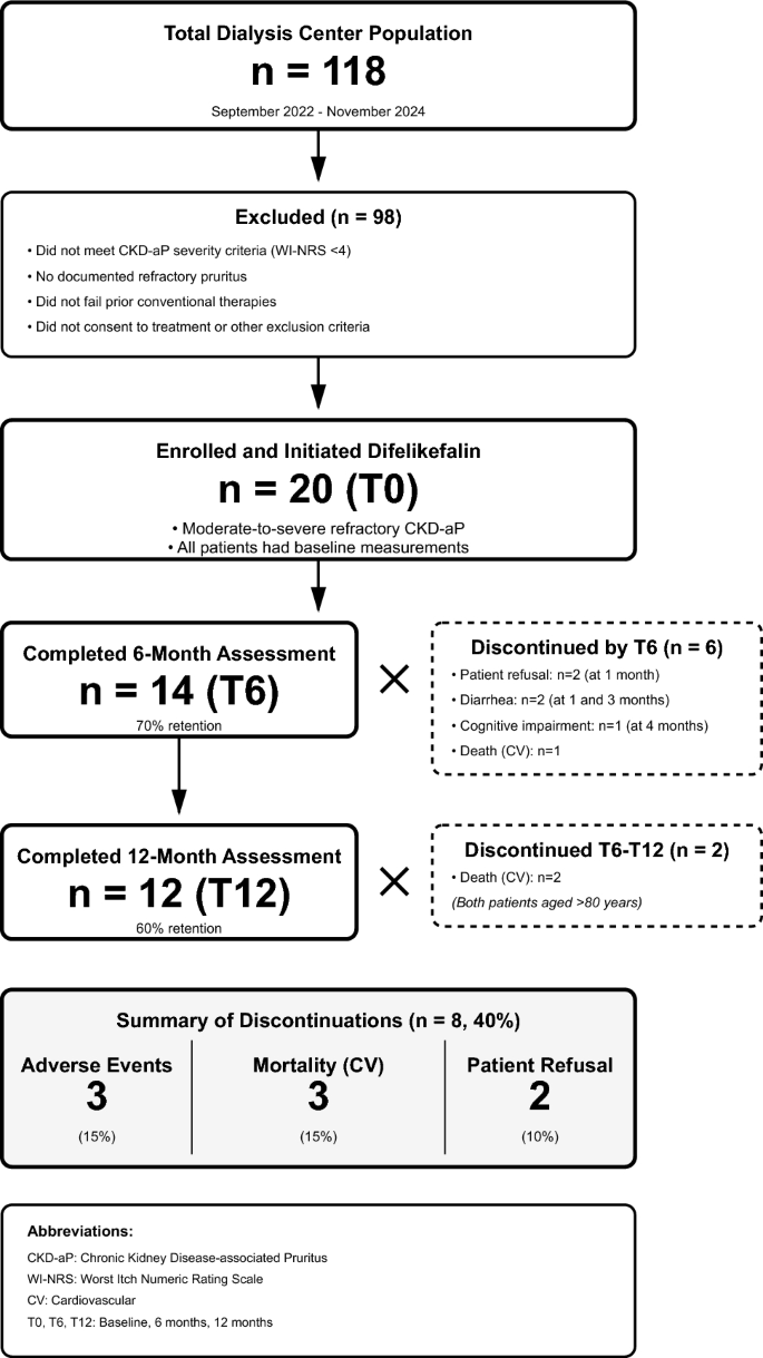 Real-world effectiveness and tolerability of difelikefalin over 12 ...
