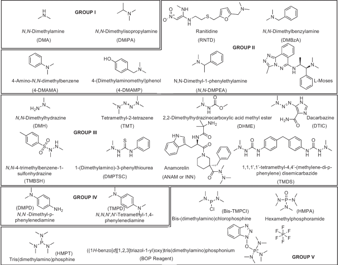 N-Nitrosodimethylamine formation from anthropogenic nitrogenous ...