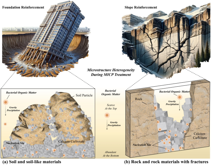 Bacterial organic matter-based control method for freeze–thaw ...