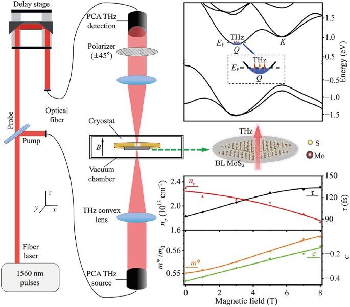 Key electronic parameters of 2H-stacking bilayer MoS2 on sapphire ...