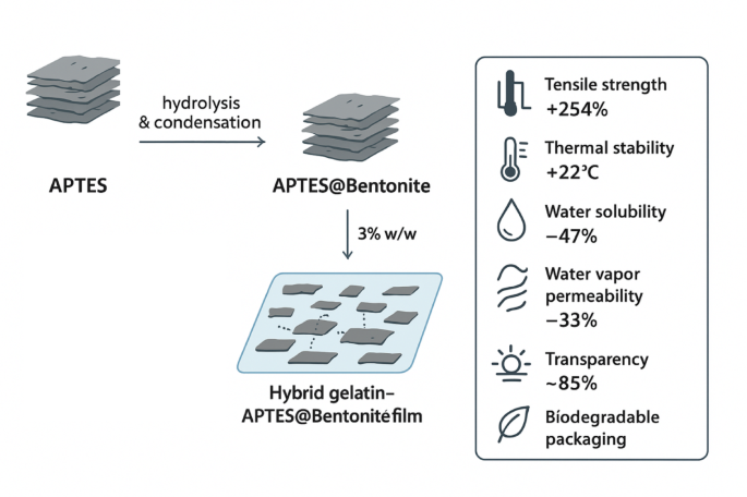 APTES-functionalized bentonite for hierarchical reinforcement of ...