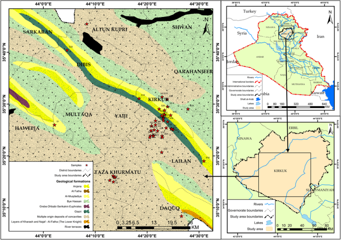 Use the AlphaGUARD system to measure radon concentrations in some sites ...