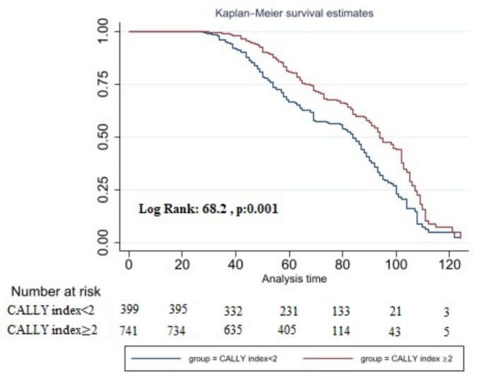 Prognostic Value of CRP–Albumin–Lymphocyte (CALLY) Index in Colorectal ...
