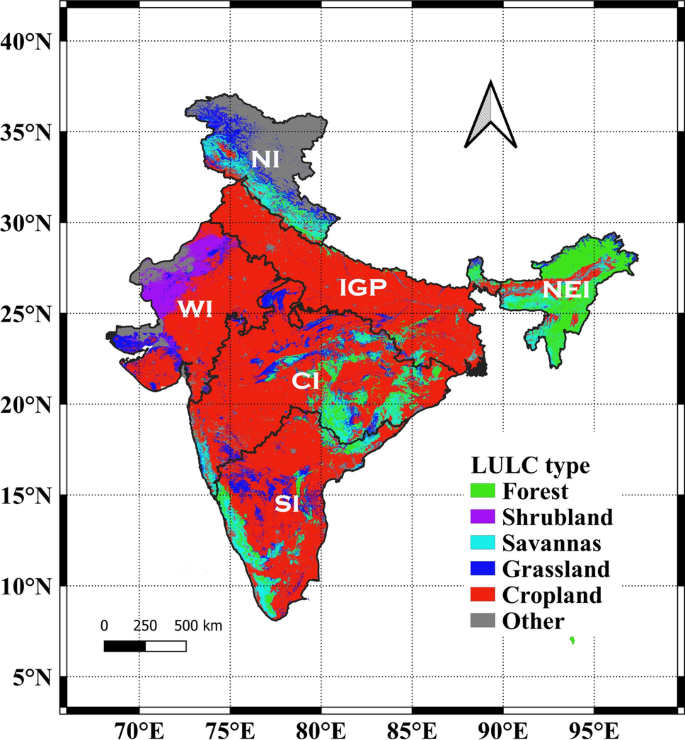 Long-term study of spatial and temporal variations in biomass burning ...