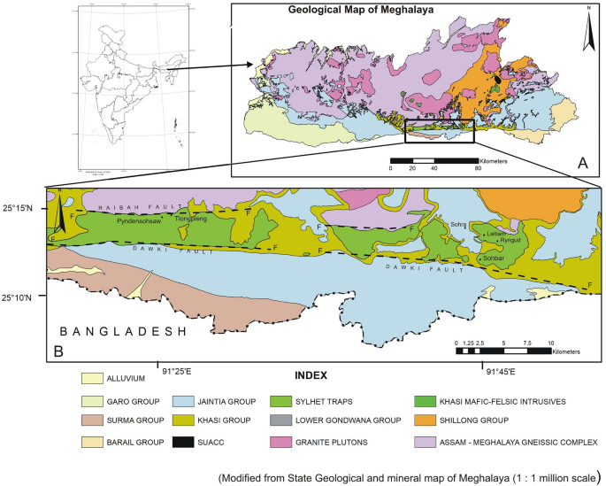 Variants of rubbly pahoehoe flows from Sylhet Traps, Shillong Plateau ...