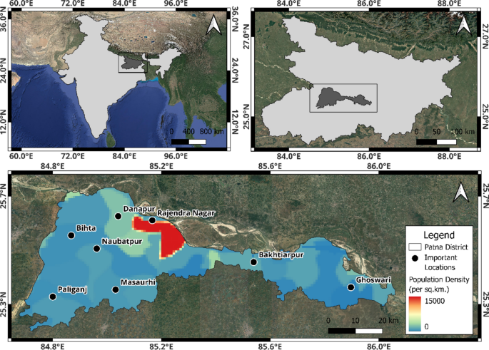 Analysing spatial patterns of population density in Patna for ...