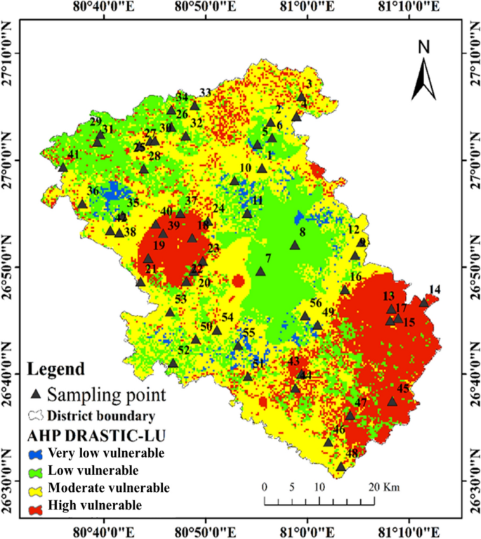 Groundwater vulnerability mapping through analytical hierarchy process ...