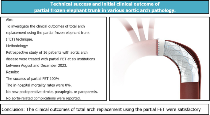 Technical success and initial clinical outcome of partial frozen ...