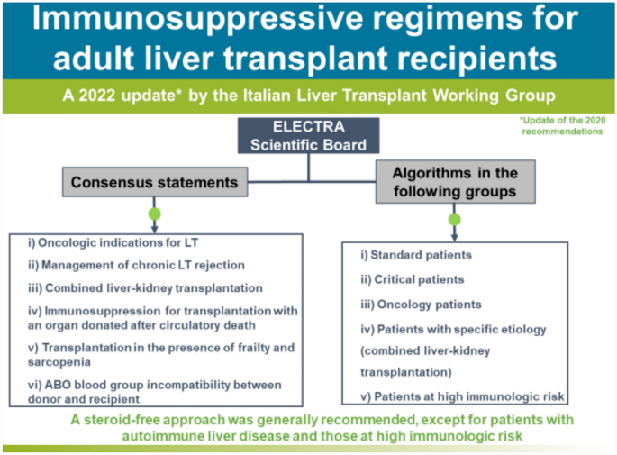 Immunosuppression in adult liver transplant recipients: a 2024 update ...