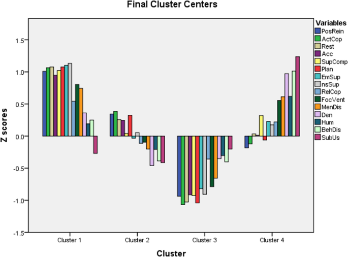Coping with the COVID-19 pandemic: a cluster analysis in a ...