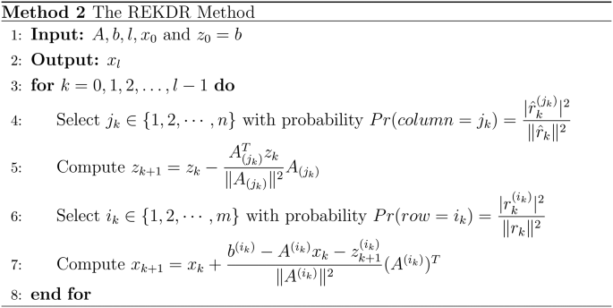 Accelerating convergence of randomized extended Kaczmarz methods with double-space residuals ...