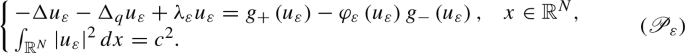 Normalized Solutions to a Class of (2, q)-Laplacian Equations in the ...