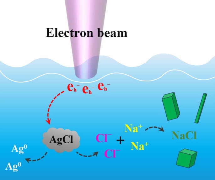 Visualizing the crystallization of sodium chloride under supersaturated ...