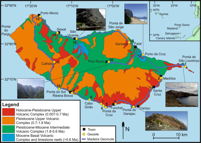 The Geoheritage of Madeira: Implications for Natural Heritage and ...
