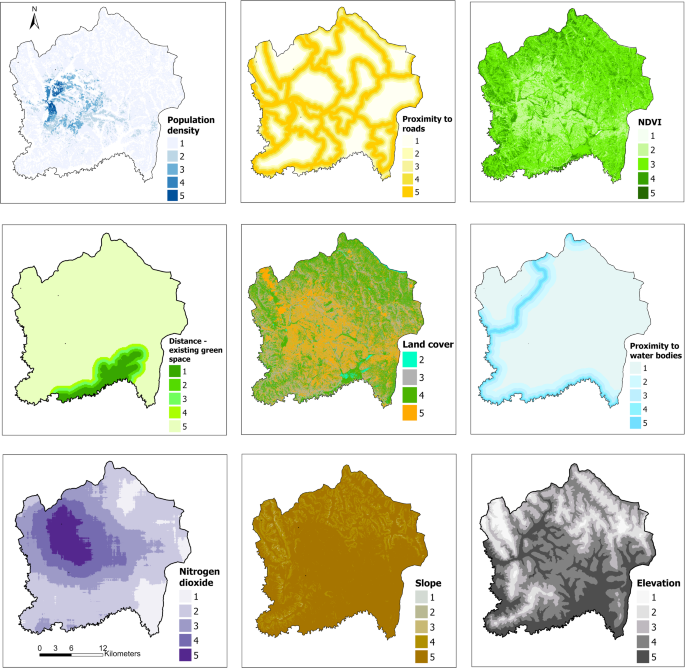 Applying Multi-Criteria Analysis in GIS to predict suitability for recreational green space ...