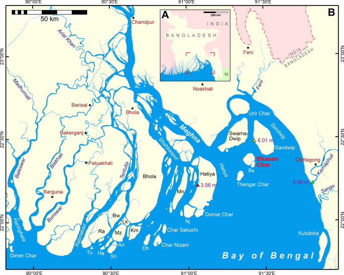 Evolution and Reclamation of the Bhasan Char Island, Meghna Estuary ...