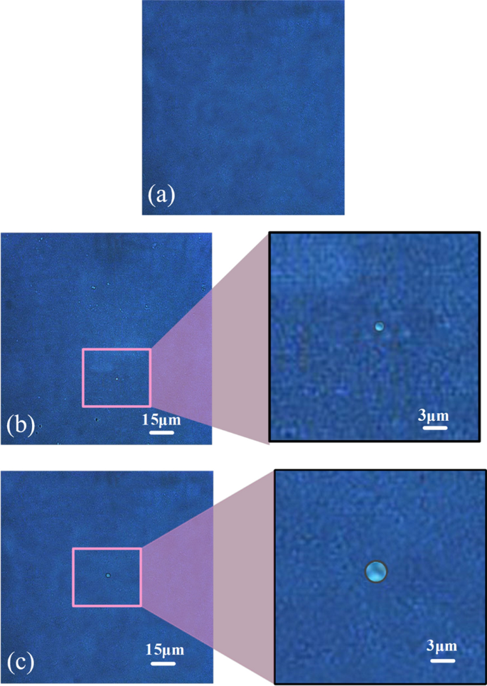 Investigation of the entrapped micro bubble defect as a high-energy ...