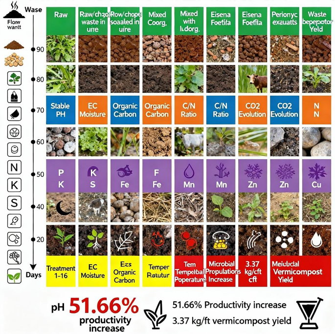 Impact of Various Biodegradable Agents and Techniques on Farm Waste ...