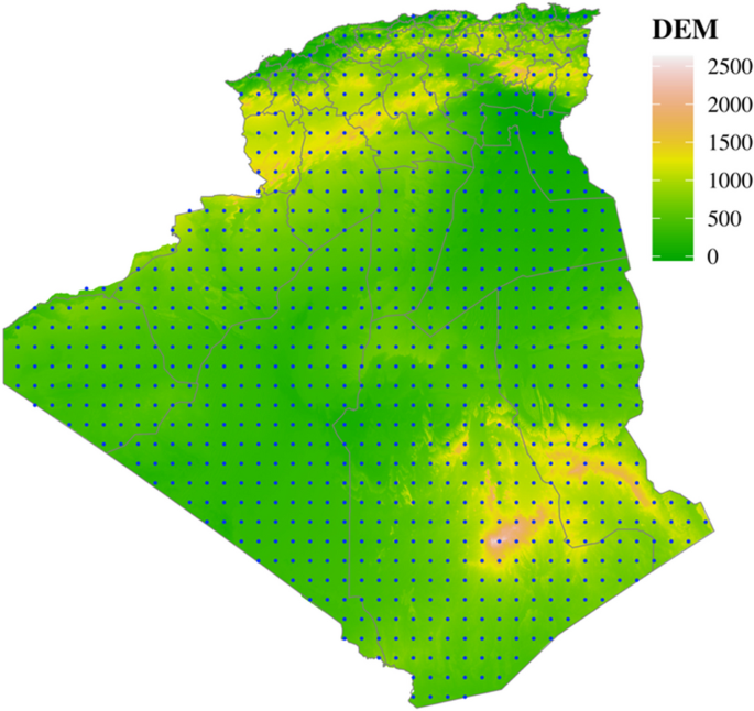 Evaluation of the spatial distribution of the extreme rainfall across ...