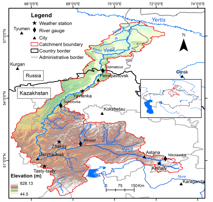 Lowland transboundary river in a cold, semi-arid steppe: review of the ...