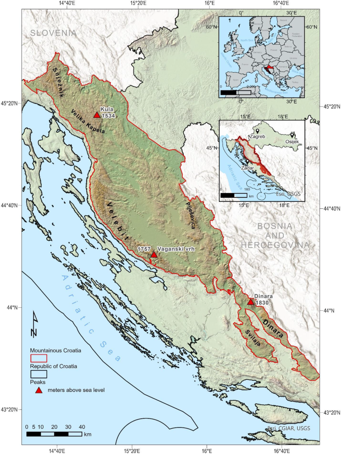 Land cover mapping in mountainous Croatia using Sentinel-2A satellite ...